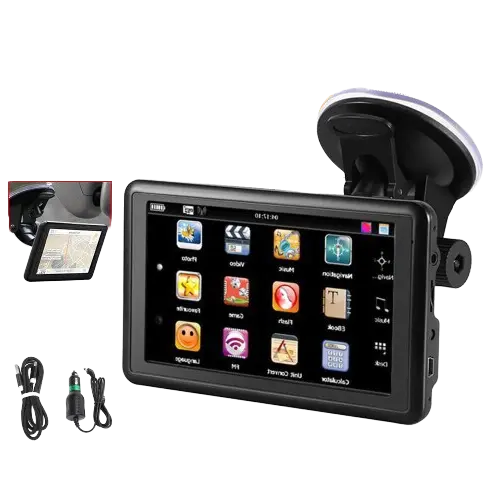 5" LCD Car GPS Navigation System with Lifetime Free Maps ...