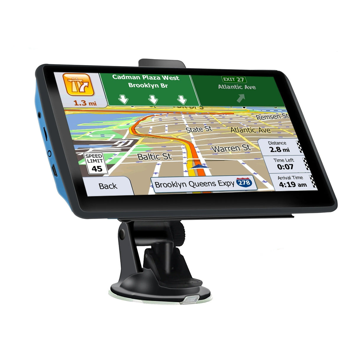 7-Inch GPS Navigation System for Cars & Trucks – Voice Guidance + Free ...
