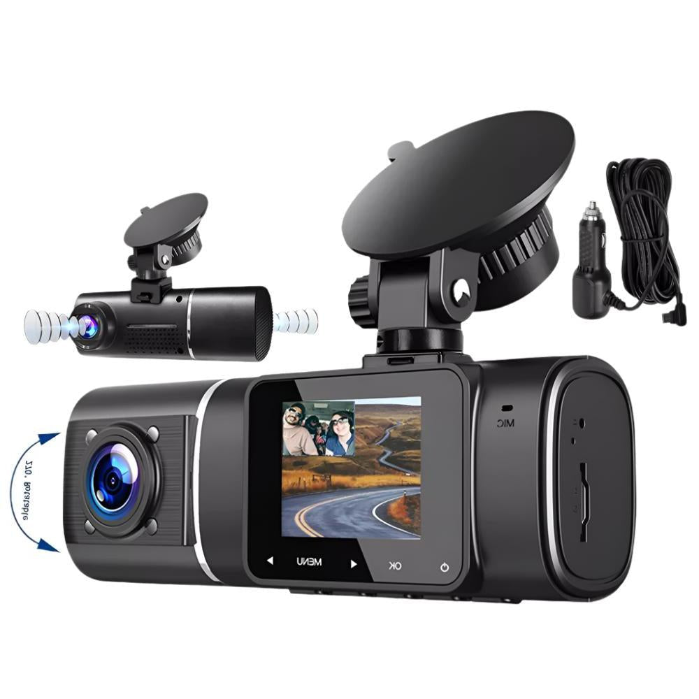 Uber Dual Dash Cam FHD 1080P Front & Cabin Camera with Night Vision ...