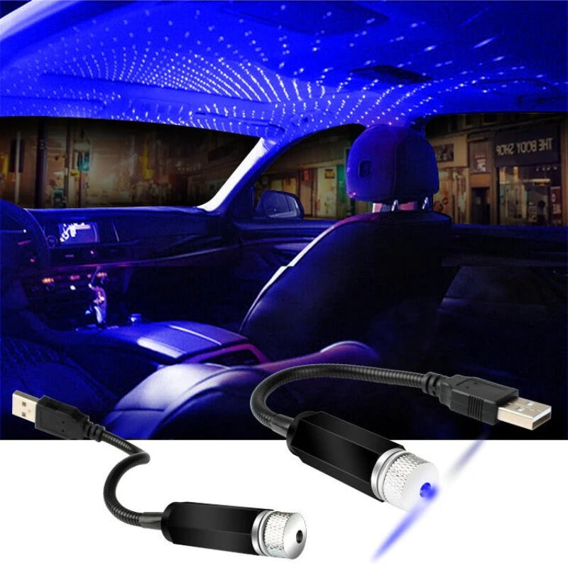 Mini LED Car Roof Star Night Light Projector – USB Galaxy Lamp for Aut ...