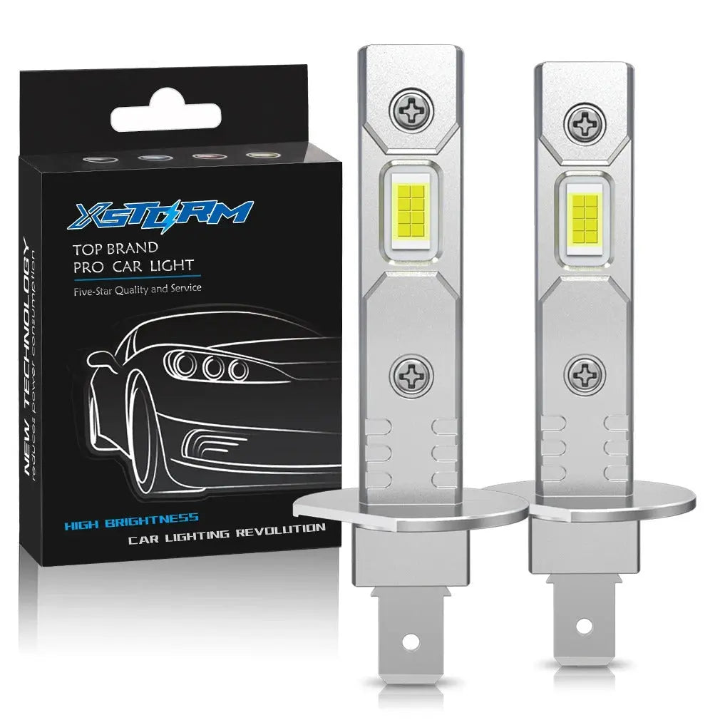 H1 H3 H7 LED Headlight Bulb - 60W 20000LM CSP Fan for Car ...
