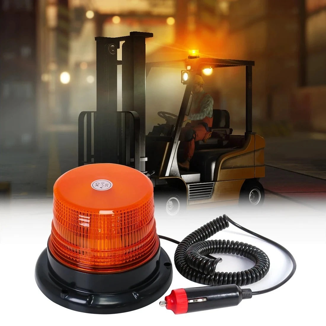 LED Strobe Warning Light Emergency Beacon with Magnetic Base ...